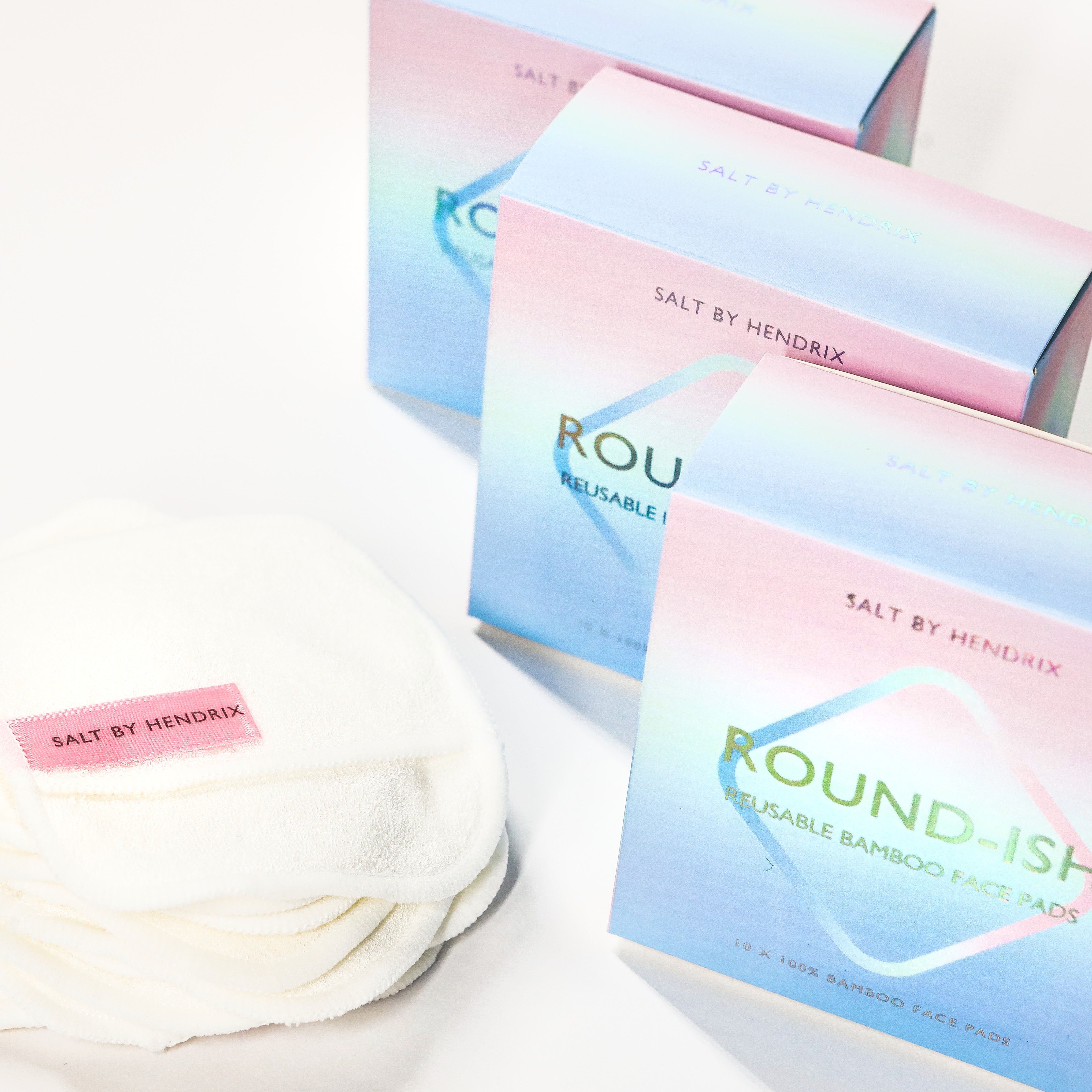 Round-Ish Bamboo Face Pads – SALT BY HENDRIX